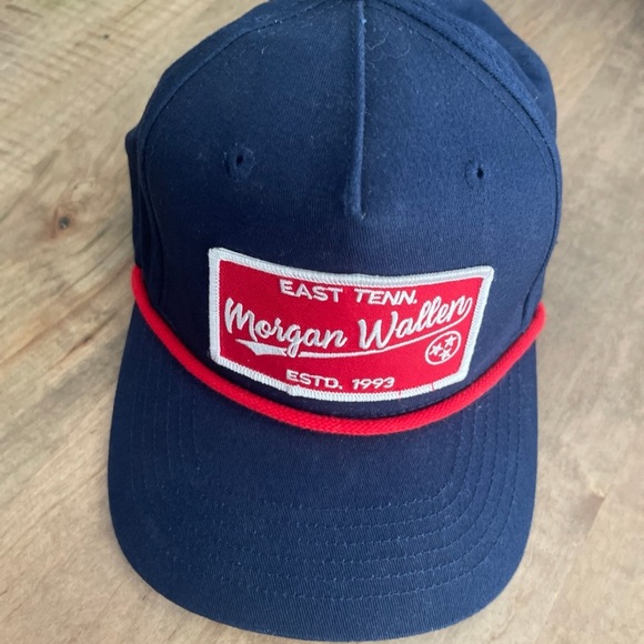 Morgan Wallen | Accessories | Morgan Wallen Navy Blue Trucker Hat Cap ...